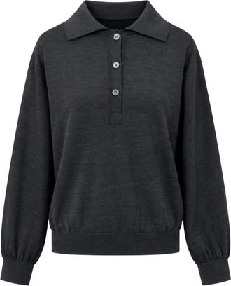 Liviana Conti Polo - Femme - Tops - Gris - Taille: 38 FR