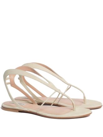 Alberta Ferretti sandales &agrave; entre-doigts - Tons neutres