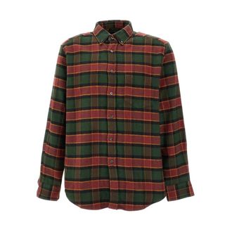 Portuguese Flannel Kariertes Flanellhemd - - Shirts - Herren - Mehrfarbig - L