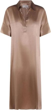 Antonelli Femme, Robes, Beige, Taille: 48 FR Nemo Shirt Dress