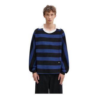 Ader Error Polo Langarm - - Knitwear - Herren - Blau - L