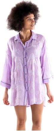 PHO Firenze Femme, Robes, Violet, Taille: 40 FR Robe chemise