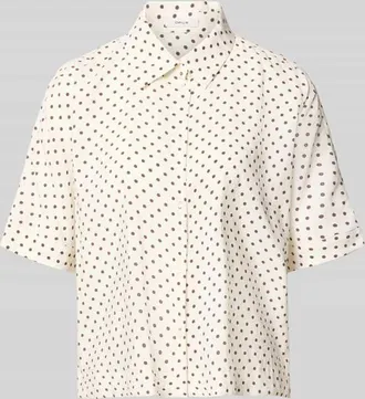 OPUS Regular Fit Kurzarmbluse aus Modal-Mix Modell Farise polkadot