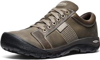 Keen Austin Low Height Leather Oxford pour homme, Bring&eacute;/gris acier, 46 EU