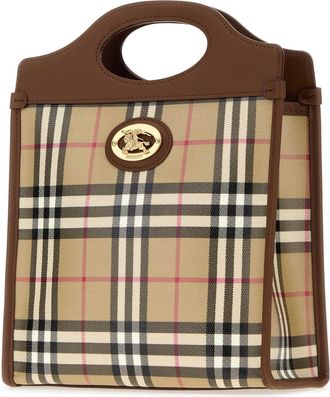 Burberry Archivebeige Cotton Borse A Mano Bag