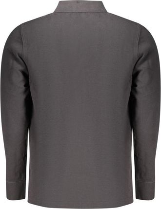 Timberland Long-Sleeved Cotton Polo Shirt - Black