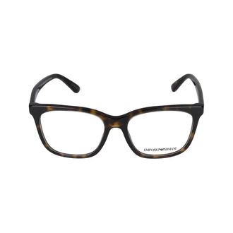 Emporio Armani Femme, Accessoires, Brun, Taille: 51 MM Ea3228 Eyeglasses