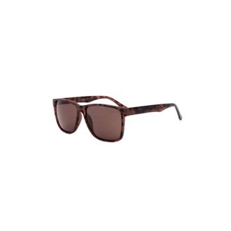 Calvin Klein Homme, Accessoires, Brun, Taille: ONE Size Lunettes de Soleil Carr&eacute;es Tortoise