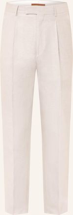 Ermenegildo Zegna Zegna Chino Extra Slim Fit Mit Leinen grau