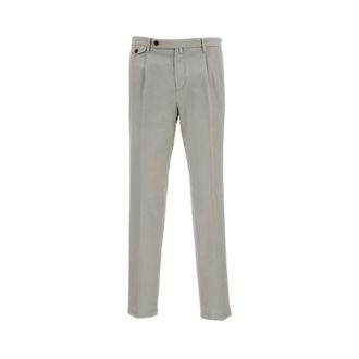 BRIGLIA 1949 Homme, Pantalons, Gris, Taille: M Slim-fit Pantalons