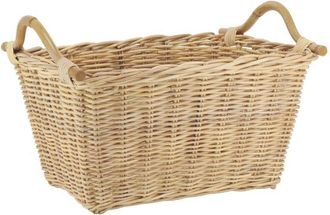 Aubry Gaspard Corbeille à linge en rotin naturel