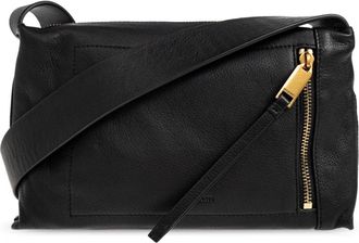 AllSaints Femme, Sacs, Noir, Taille: ONE Size Alba Leather Shoulder Bag