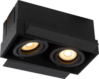 Lucide TRIMLESS - Einbaustrahler - 2xGU10 - Schwarz