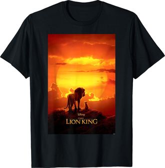 Disney Der K&ouml;nig der L&ouml;wen Mufasa und Simba Pride Lands Poster T-Shirt