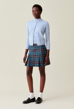 Claudie Pierlot Jupe laine carreaux