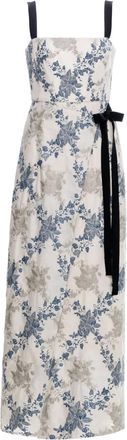 Agua Bendita robe longue Cinefila - Blanc