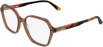 Lacoste L2988 N 210 Lunettes transparentes pour femme Marron clair 55/15/145