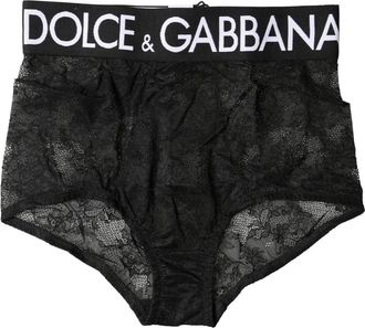 Dolce & Gabbana Femme, Sous-v&ecirc;tements, Noir, Taille: 38 FR Gaine Taille Haute