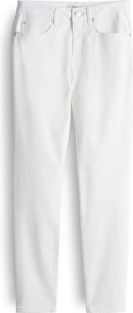 OPUS Damen Skinny | Skinny Jeans ELMA Clear Low Rise aus stretchigem BCI Cotton Mix White, 36 L30