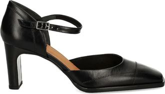 Billi Bi Pumps mit eckiger Kappe 70mm - Schwarz