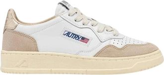Autry Femme, Chaussures, Beige, Taille: 36 EU Baskets embl&eacute;matiques Medalist pour un confort quotidien