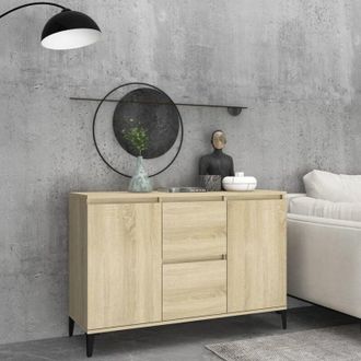 vidaXL Buffet Ch&ecirc;ne sonoma 104x35x70 cm Agglom&eacute;r&eacute;