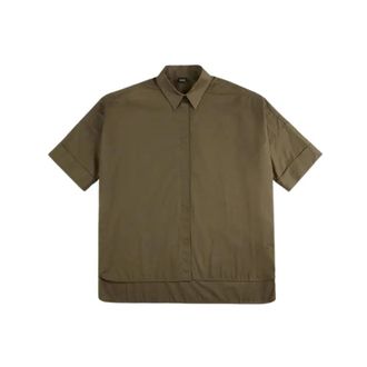 Fay Comfort-fit Hemd - - Blouses & Shirts - Damen - Gr&uuml;n - XS