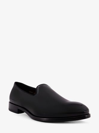 Doucal's Mens Black Patent Leather Loafers