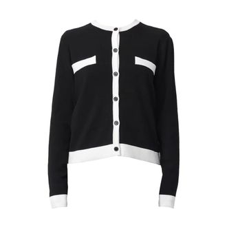 Karl Lagerfeld Klassische Strickjacke - - Knitwear - Damen - Schwarzk - M