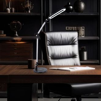 Globo Lighting led Tisch Lampe Leuchte Wireless-Charging Schwarz Touch-Dimmer Beleuchtung Büro