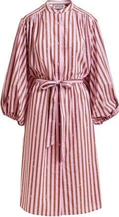 Essentiel Femme, Robes, Rose, Taille: 36 FR Jodianna Striped Rhinestone Dress