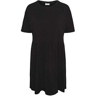Noisy May Noisy may Nmkerry S/S Robe Courte BG Noos, Noir, L Femme