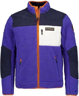 Napapijri Herren Fleecepullover blau unifarben