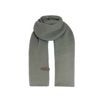 Knit Factory Jazz Schal - Strickschal für Damen und Herren - Bequemer Schal mit Wolle - Hochwertige Qualität - Urban Green