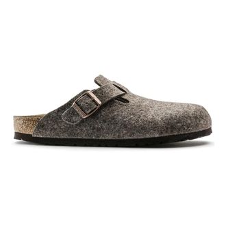 Birkenstock Klassischer Boston Filz Clog - - Shoes - Herren - Braun - 44 EU