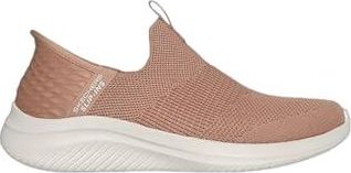 Skechers Femme Ultra Flex 3.0 Cozy Streak Basket, Tan Knit Trim, 38 EU