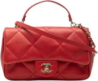 Chanel Pre-owned Easy Carry Flap Bag - Femme - Pre-owned - Rouge - Taille: ONE Size