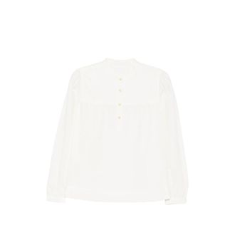 A.P.C. A. p.c. Gathered-yoke Blouse