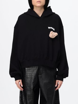 Disclaimer Relaxed-Fit Hoodie aus Baumwolle mit Teddyb&auml;r-Print und Kapuze