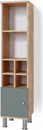 Vicco Midischrank Gr&uuml;n Fynn 30x131x30 cm - Badezimmerm&ouml;bel, Nutzt den vorhandenen Platz optimal aus - auch in kleinen R&auml;umen