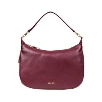 Liu Jo Femme, Sacs, Violet, Taille: ONE Size Sac Noir avec Fermeture Éclair et Poches