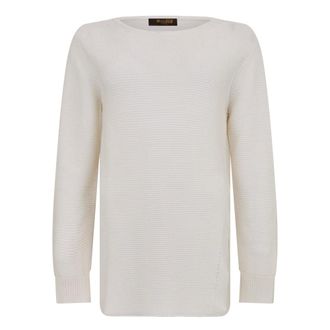 Moorer Damen, Strickwaren, Wei&szlig;, SGr&ouml;&szlig;e