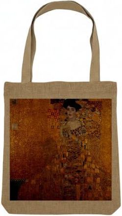 Fabulous Sac Shopping Tote Bag Aspect Lin - Peinture Gustav Klimt Portrait dAd&egrave;le Bloch Bauer I Art Vintage Original Or Dor&eacute; - Sac de Courses Toile Epaisse 360