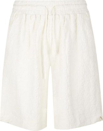 Dr&ocirc;le de Monsieur Homme, Shorts, Blanc, Taille: M Monogramme Short
