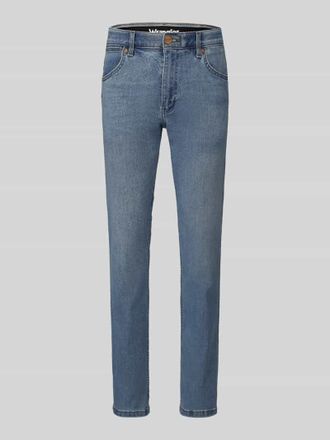 Wrangler Straight Fit Jeans aus Baumwoll-Mix Modell Greensboro