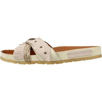 Nemonic 2268N Sandalia Cruzada - Femme - Chaussures - Beige - Taille: 37 EU