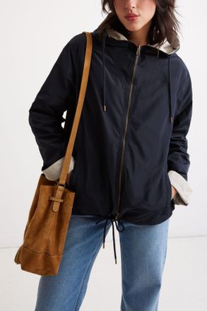 Gerard Darel Parka courte r&eacute;versible en nylon technique - SHAAN - Marine