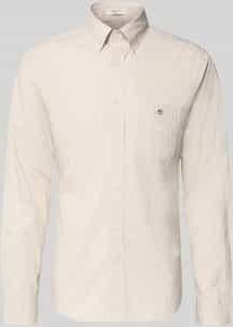 GANT Slim Fit Freizeithemd mit Logo-Stitching