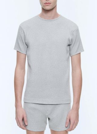 Fursac T-shirt Ringer c&ocirc;tel&eacute; en coton - Taille XXL - Homme