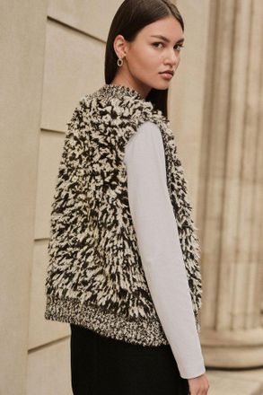 Next Strickpullover &Auml;rmellose Weste mit Schlaufenstrick (1-tlg)